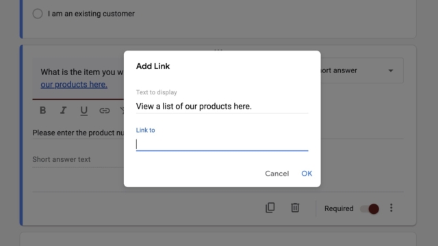How to add a link to a Google Form | The Jotform Blog