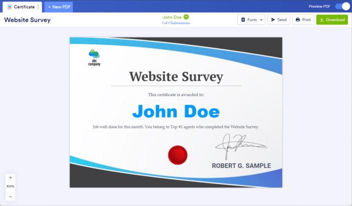 How to Use Custom Fields Within a Text Field of a PDF Template