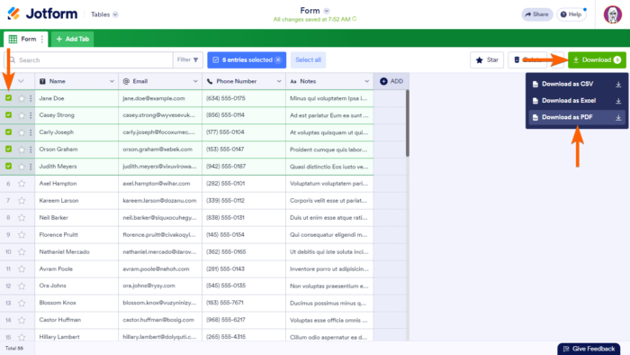 How to Download the Original PDF With Submission Data