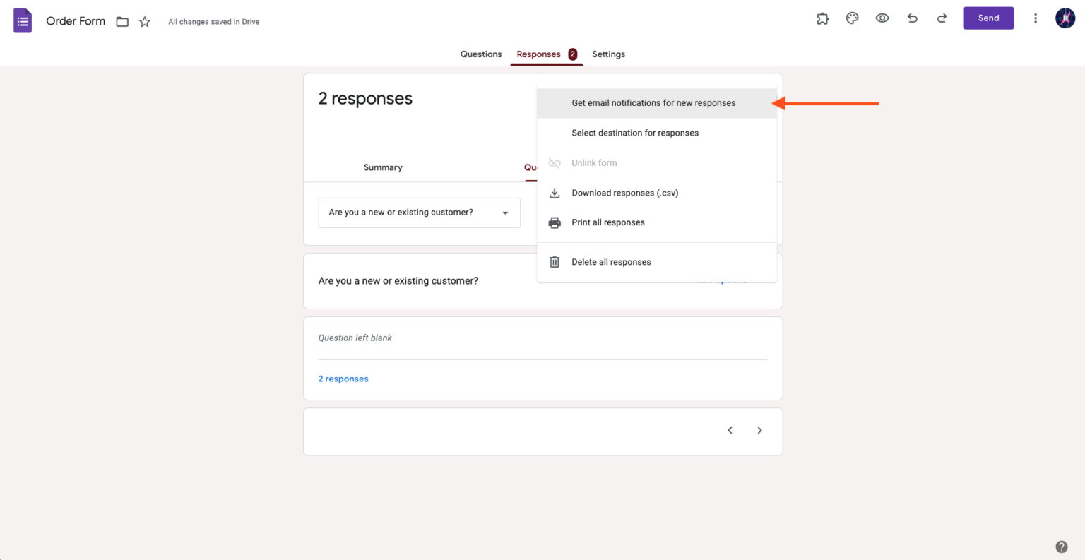 How to create an order form in Google Docs | The Jotform Blog