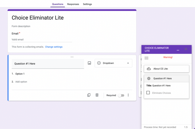 How to add Choice Eliminator to Google Forms | The Jotform Blog