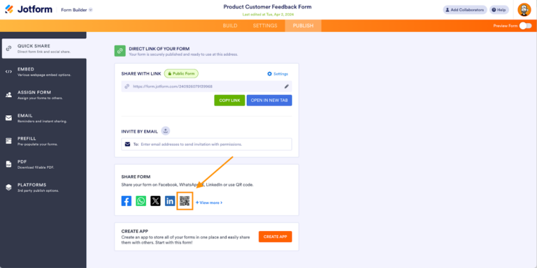 How to make a QR code for a survey | The Jotform Blog