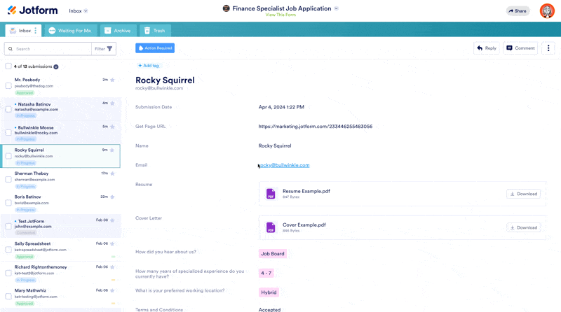 Inbox or Tables: How teams manage data with Jotform Enterprise | The Jotform Blog