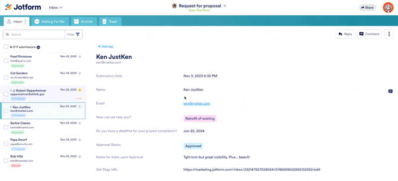 Inbox or Tables: How teams manage data with Jotform Enterprise | The ...