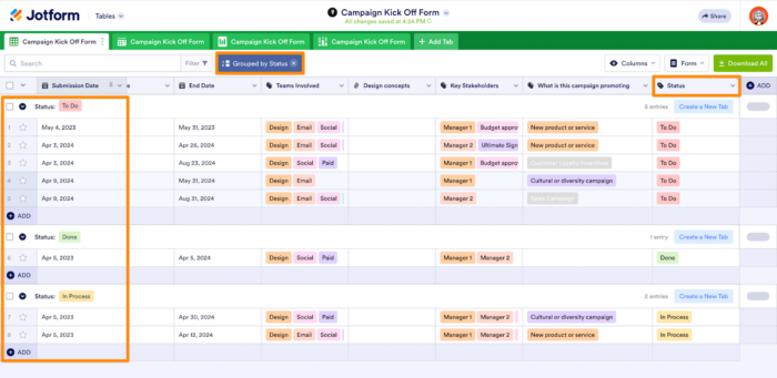Inbox or Tables: How teams manage data with Jotform Enterprise | The ...