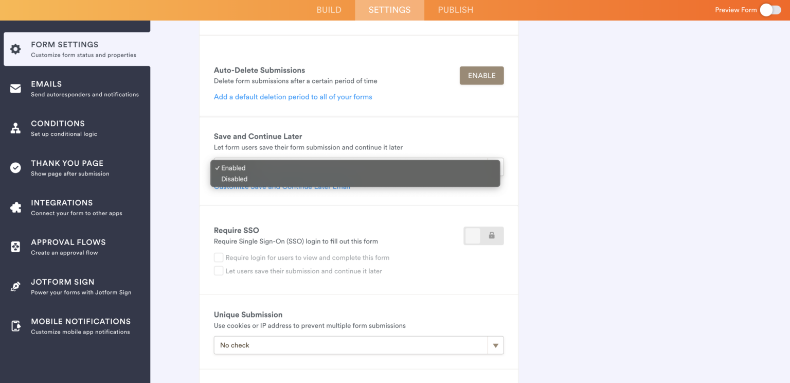 How to activate “Save and Continue” in Gravity Forms | The Jotform Blog