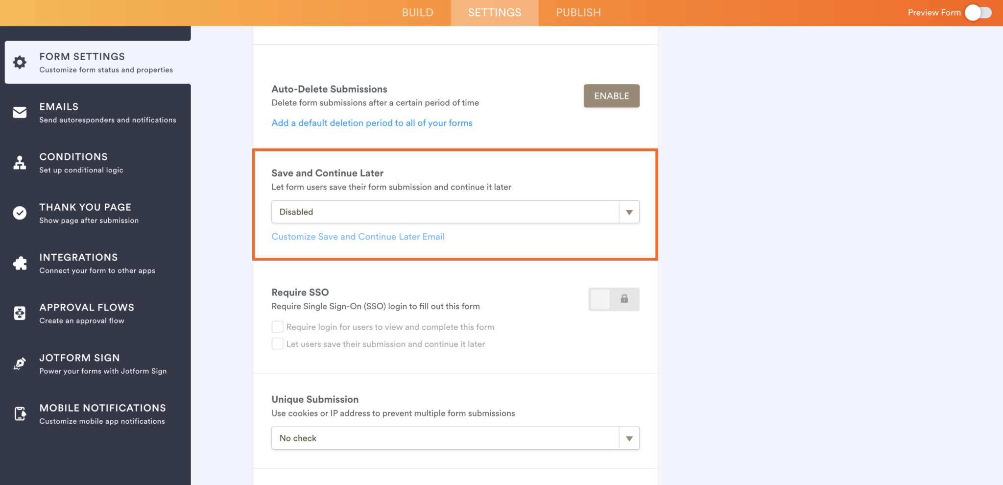 How to activate “Save and Continue” in Gravity Forms | The Jotform Blog
