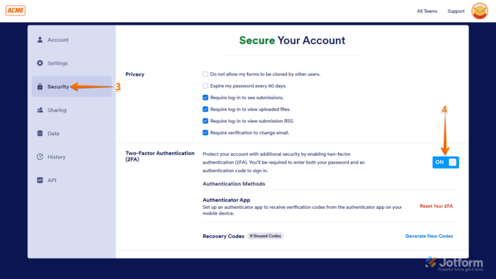 How to Turn Off Two-Factor Authentication (2FA) for Your Enterprise Account