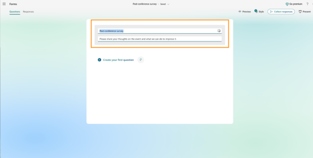 How to create a survey in Microsoft Forms | The Jotform Blog