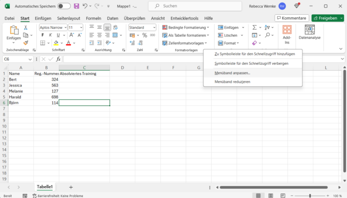 Wie man ein Kontrollkästchen in Excel einfügt | The Jotform Blog