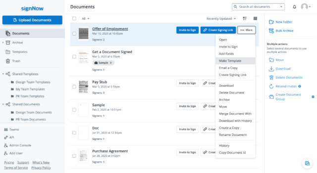 airSlate SignNow vs Docusign: Evaluating e-signature tools | The ...