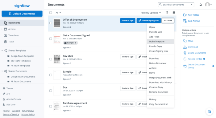 airSlate SignNow vs Docusign: Evaluating e-signature tools | The Jotform Blog