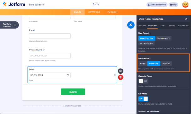 How to Get the Actual Submission Date on Offline Forms