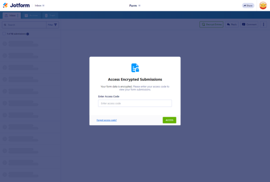 How to Enable Form Encryption