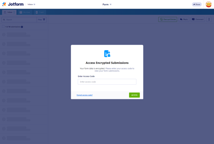 How to Enable Form Encryption