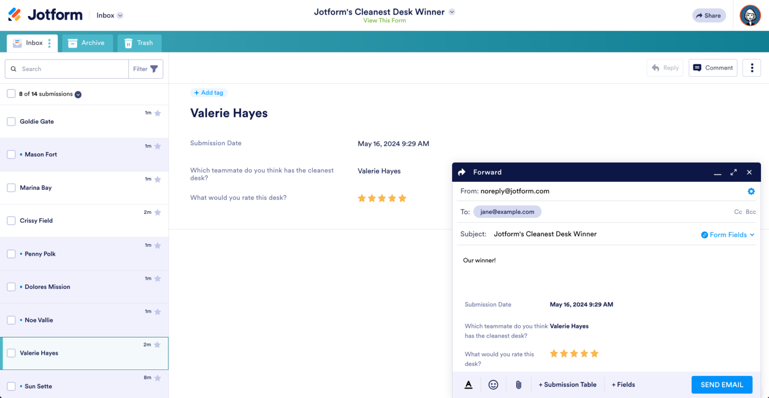 New product: Organize form submissions with Jotform Inbox | The Jotform Blog