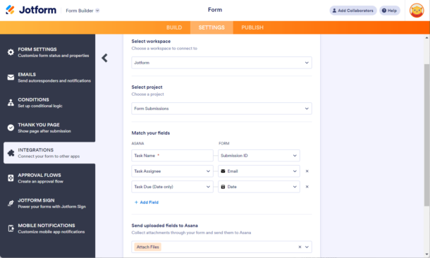 Create Tasks in Asana with Jotform Submissions