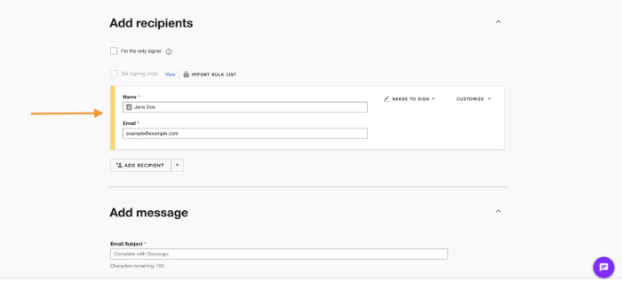 How to upload a document to Docusign | The Jotform Blog