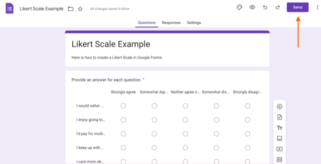 How to create Likert scale questions in Google Forms | The Jotform Blog