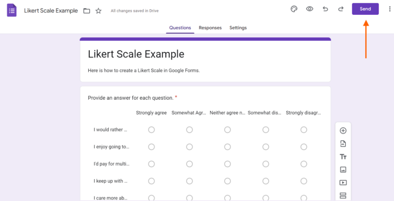 How to create Likert scale questions in Google Forms | The Jotform Blog
