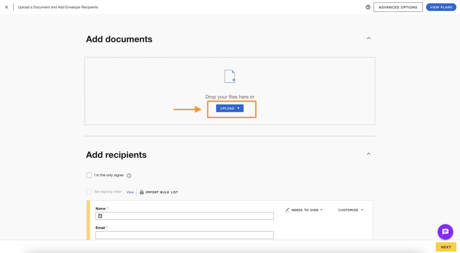 How to upload a document to Docusign | The Jotform Blog