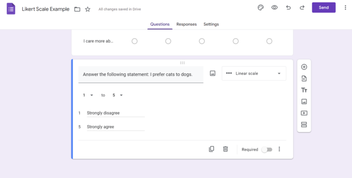 How to create Likert scale questions in Google Forms | The Jotform Blog