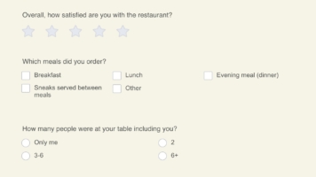70+ food survey questions your restaurant should ask | The Jotform Blog