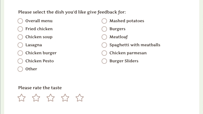 70+ food survey questions your restaurant should ask | The Jotform Blog