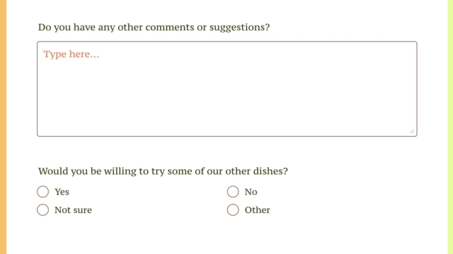 70+ food survey questions your restaurant should ask | The Jotform Blog