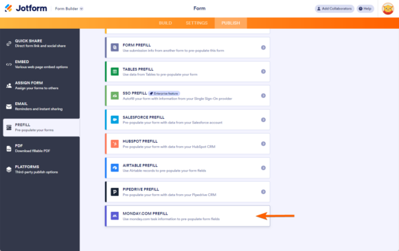 How to Prefill a Form Using the Data From monday.com
