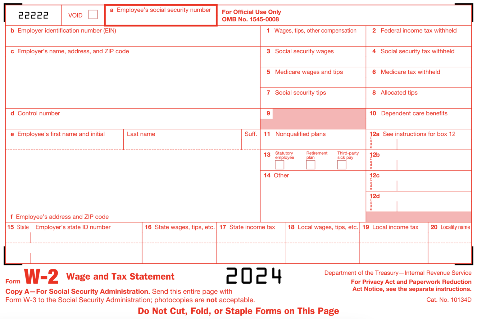 Tips on filling out a W-2 form for an employee | The Jotform Blog