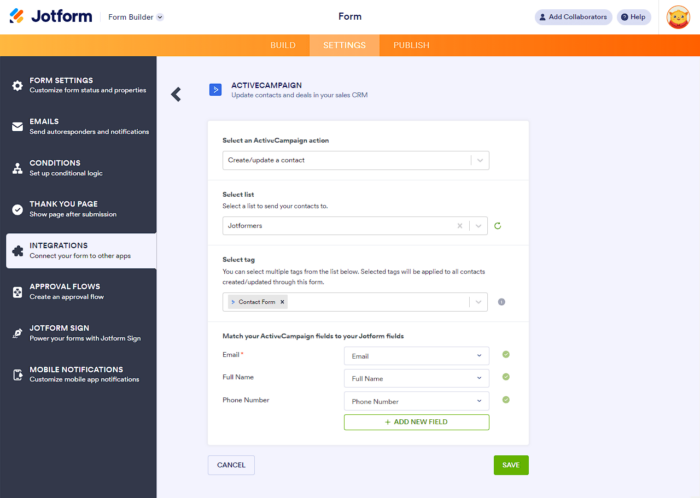 How to Integrate ActiveCampaign With Your Form