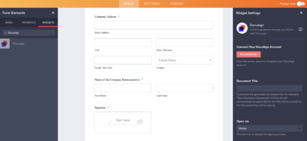 How to create Docusign forms with Jotform’s widget | The Jotform Blog