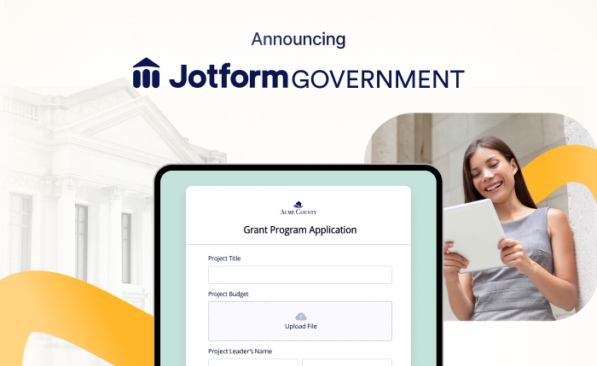 Announcing Jotform Government | The Jotform Newsletters