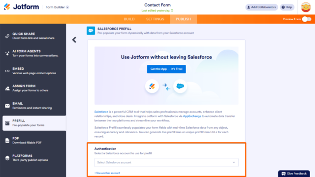 How to Prefill Your Form Using Data From Salesforce