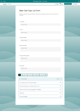 How to create a signup sheet in Microsoft Forms | The Jotform Blog