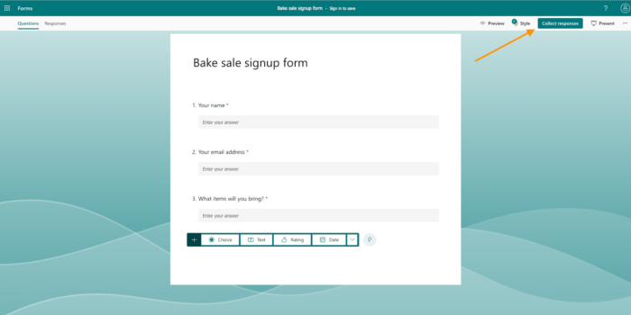 How to create a signup sheet in Microsoft Forms | The Jotform Blog