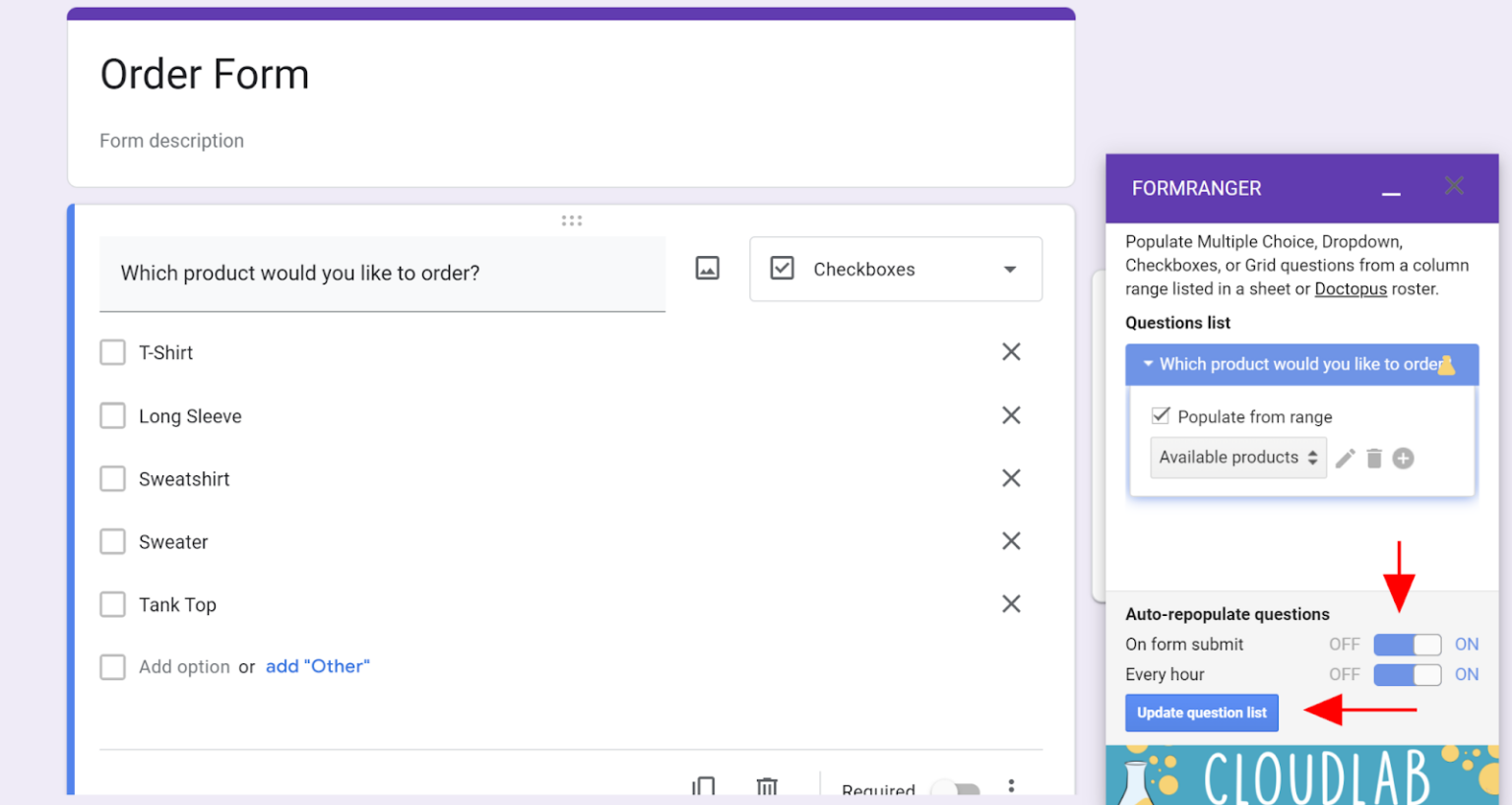 How to use Form Ranger in Google Forms | The Jotform Blog