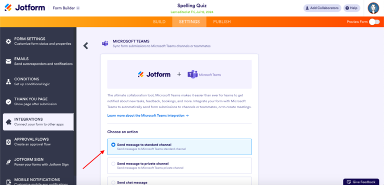 Easily collaborate on Jotform data in Microsoft Teams | The Jotform Blog