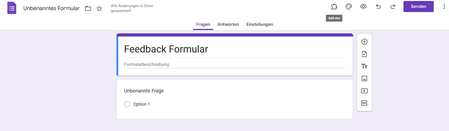Wie Sie ein Feedback-Formular in Google Formulare erstellen | The Jotform Blog