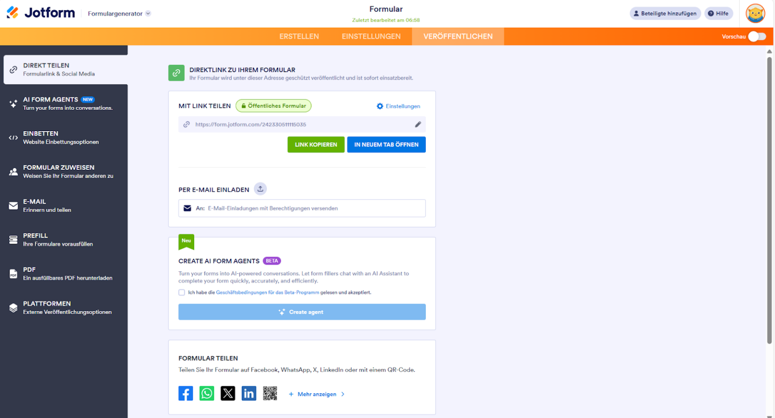 Wie Sie ein Feedback-Formular in Google Formulare erstellen | The Jotform Blog