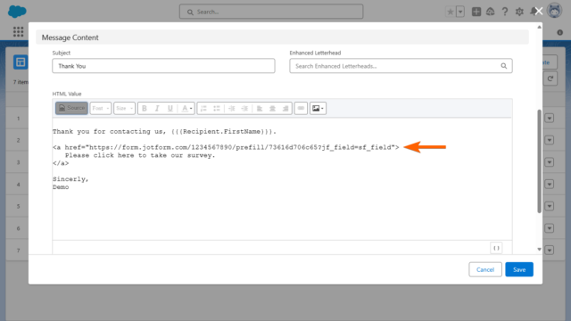 Creating Dynamic Prefill Links With Salesforce Merge Fields