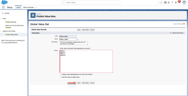 How to create a global picklist in Salesforce | The Jotform Blog
