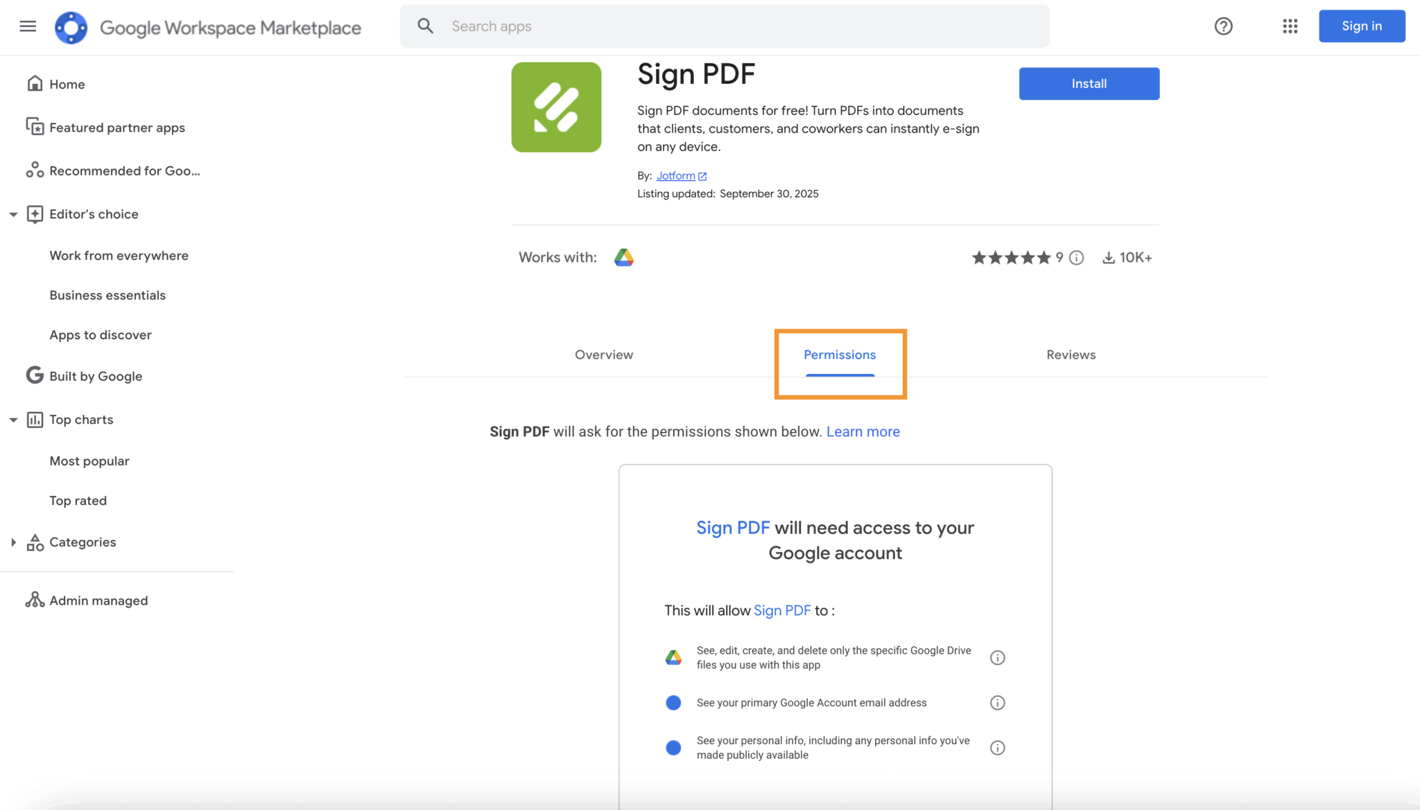 10 best Google Workspace Marketplace apps for 2026 | The Jotform Blog