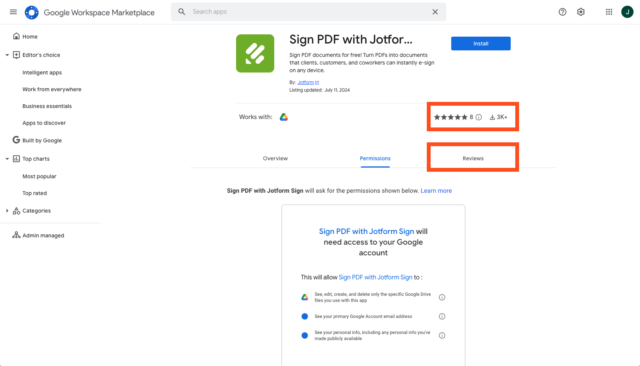 10 best Google Workspace Marketplace apps for 2025 | The Jotform Blog