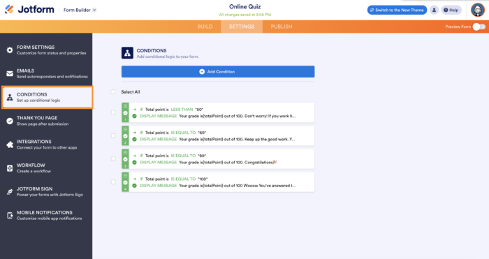 How to create online quizzes and homework assignments