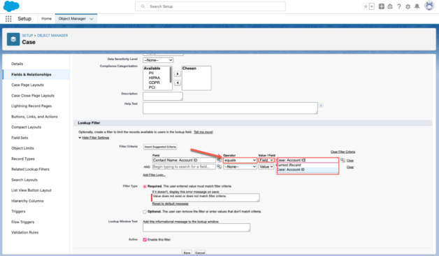 How to solve the Field Filter Validation Exception error in Salesforce | The Jotform Blog