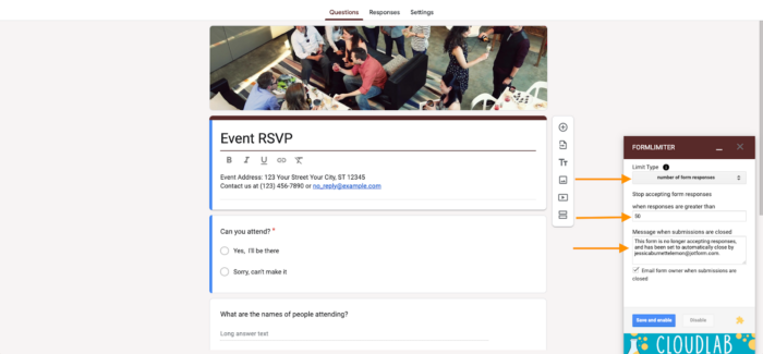 How to limit the number of responses in Google Forms | The Jotform Blog