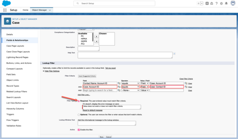 How to solve the Field Filter Validation Exception error in Salesforce | The Jotform Blog