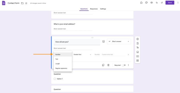 How to use response validation in Google Forms | The Jotform Blog